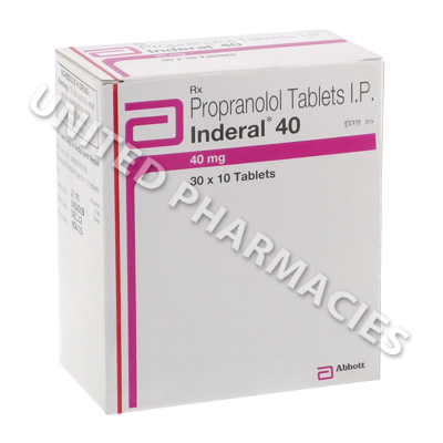 Inderal 40 mg 50 tabs — par mail