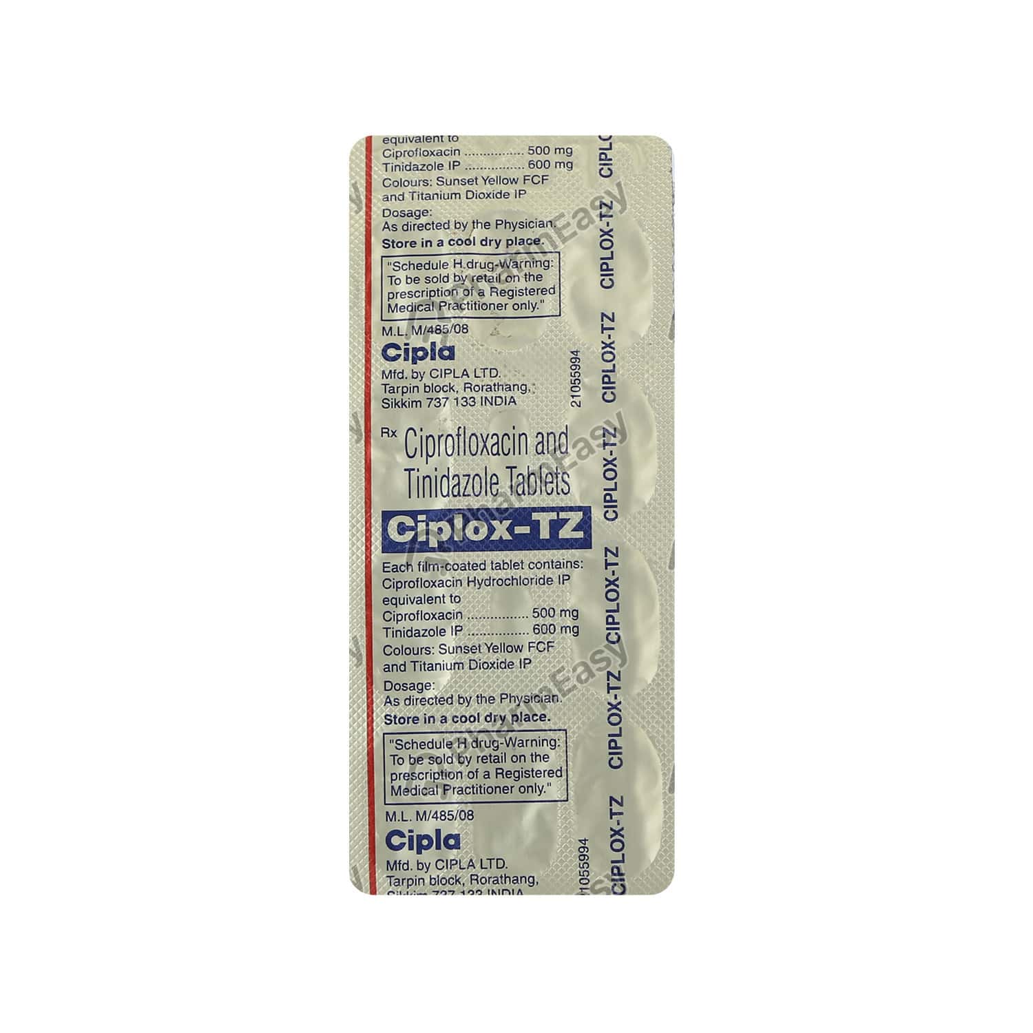 T.ciplox 500mg — sur Internet sans ordonnance